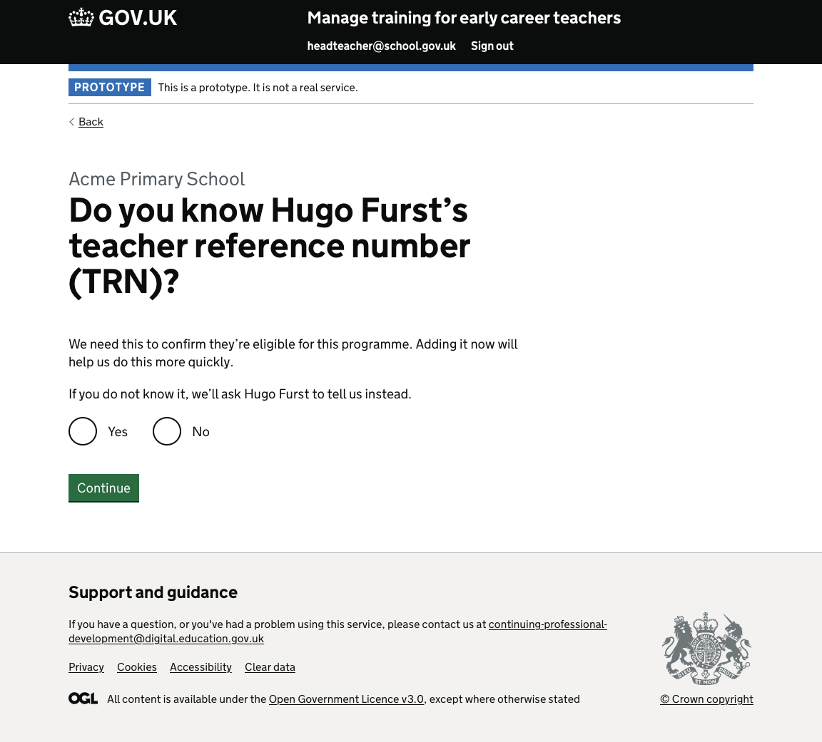 SITs can enter validation information for ECTs and mentors - Teacher ...